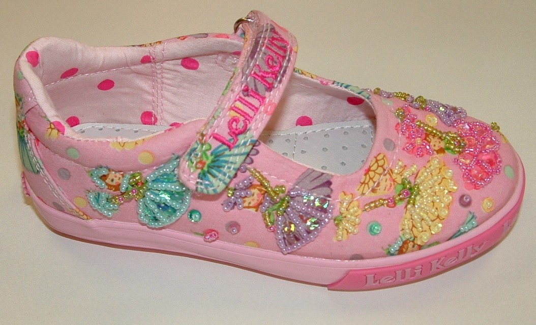 Lelli Kelly Flower Fairy Pink Canvas Shoes - Little Wanderers