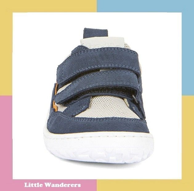 Froddo G3130260-14 Barefoot Base White Denim Shoes - Little Wanderers