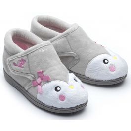 Chipmunks Piper Grey Slippers - Little Wanderers